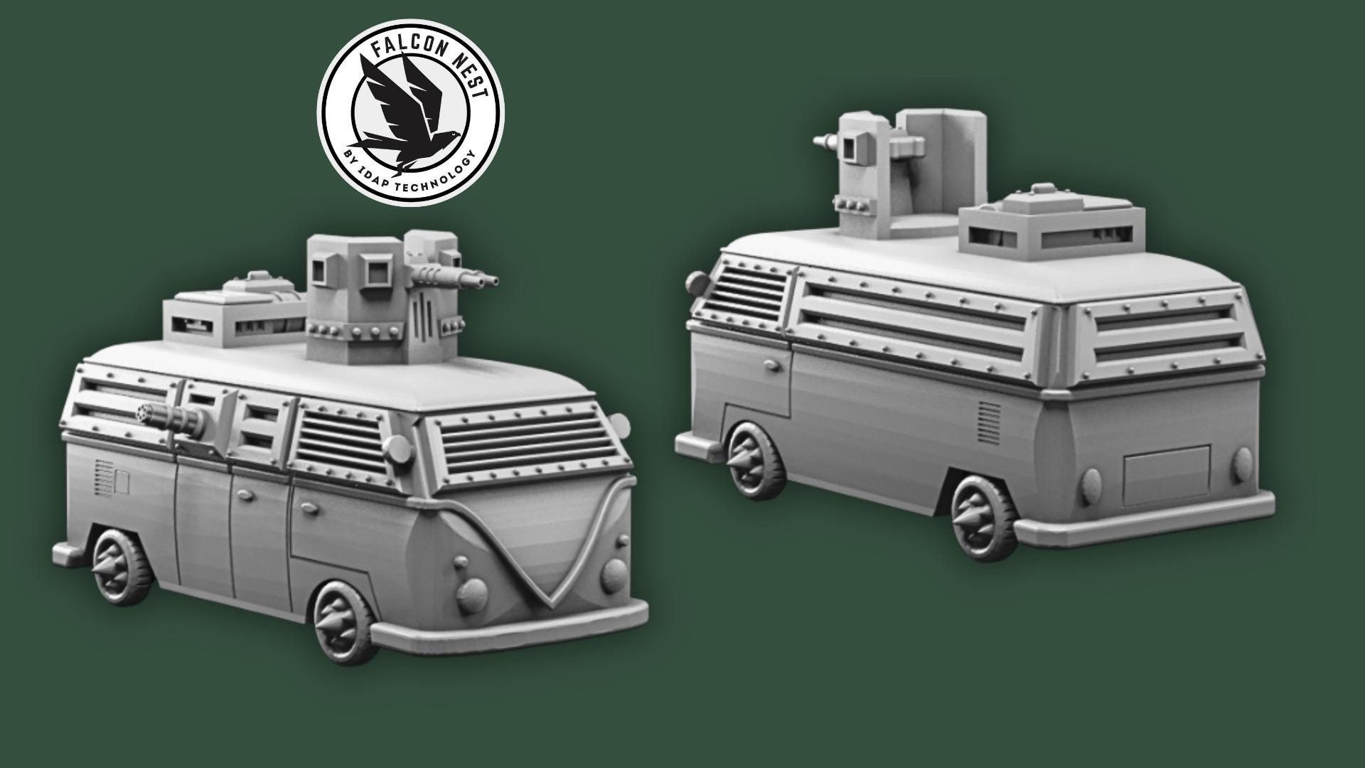 Post Apo Volkswagen - Green Miniatures Figures RPG Strategy Post ...