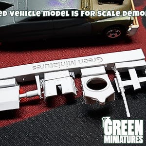 Turret Set 1 Green Miniatures Real Edge Cyberpunk Models Shadowrun RPG ...