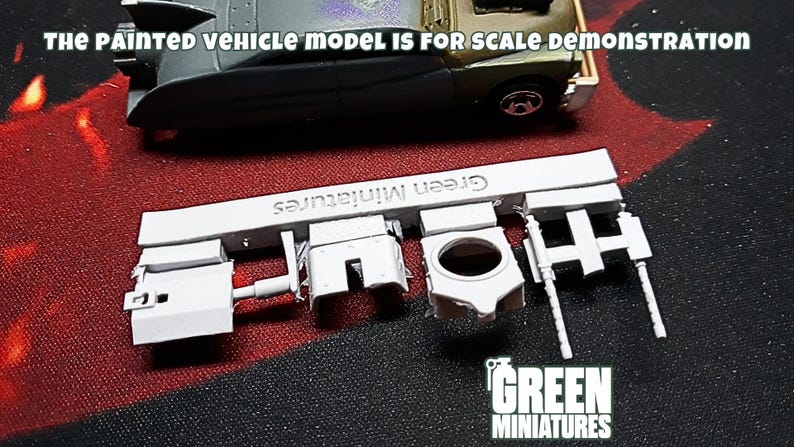 Turret Set 1 Green Miniatures Real Edge Cyberpunk Models Shadowrun RPG ...