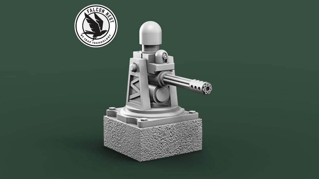 Auto-turret - Green Miniatures Real Edge Cyberpunk Models Shadowrun RPG ...