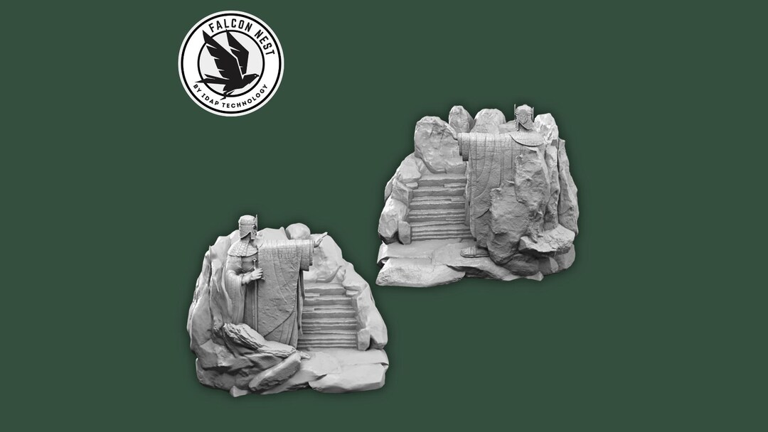 War of the Ring Argonaths - Statues Gate Monument Ancient Boundary ...