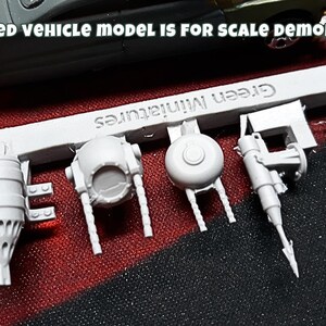 Turret Set 1 Green Miniatures Real Edge Cyberpunk Models Shadowrun RPG ...