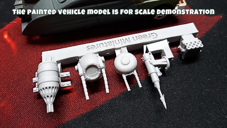 Turret Set 1 Green Miniatures Real Edge Cyberpunk Models Shadowrun RPG ...