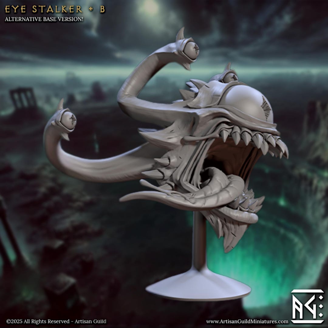 Eye Stalker B V2 - Fantasy Creature Miniature for RPG Adventures and ...