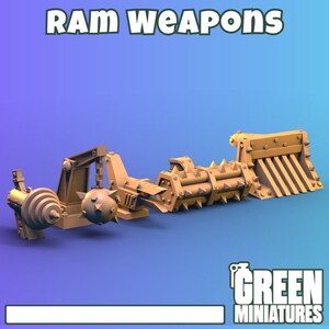 Ram Weapons Green Miniatures Real Edge Cyberpunk Models Shadowrun RPG ...