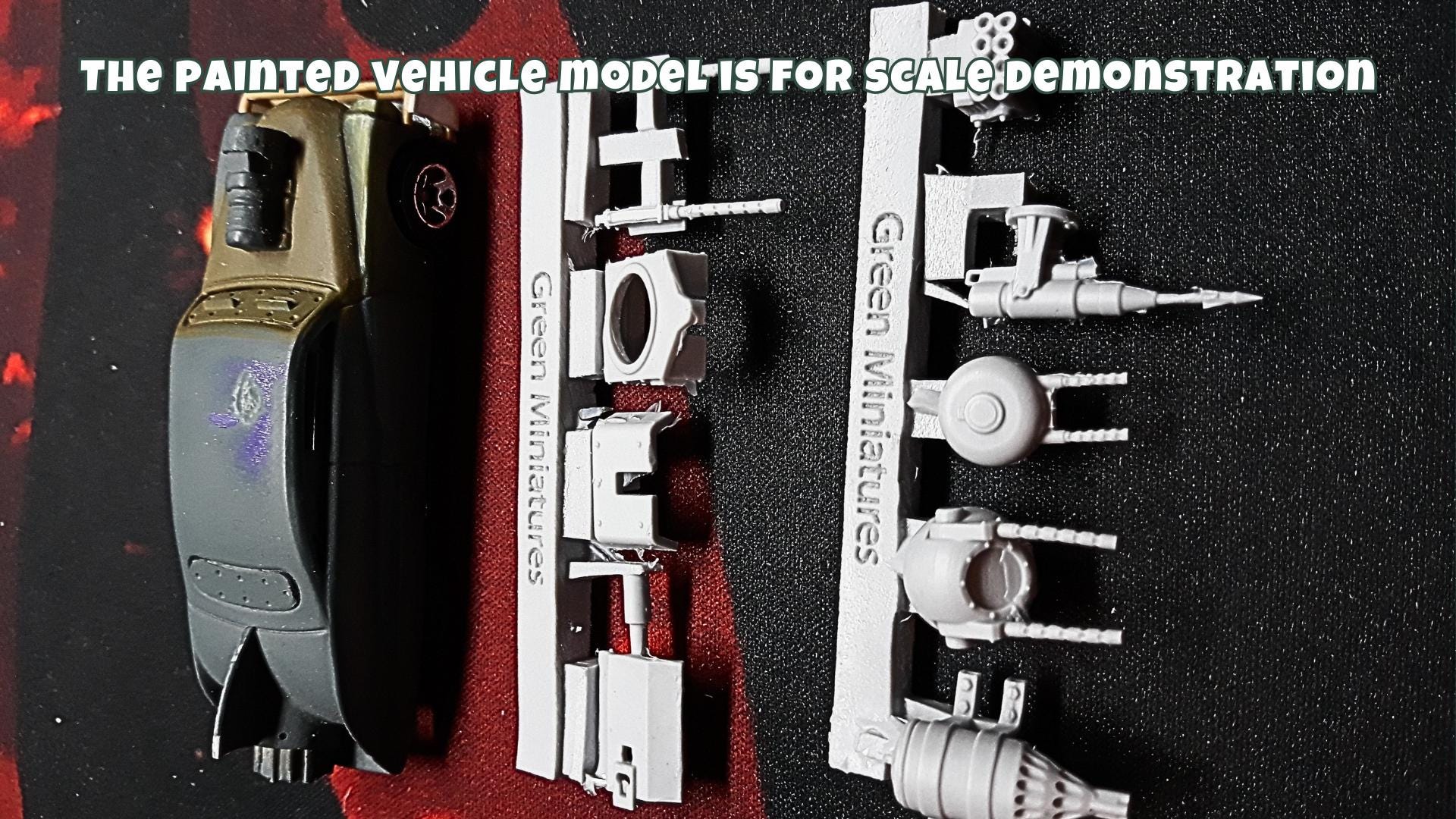 Turret Set 1 Green Miniatures Real Edge Cyberpunk Models Shadowrun RPG ...