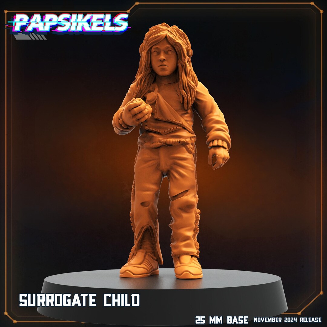Surrogate Child - Sci-fi and Cyberpunk Battle Miniature for Rpgs and ...