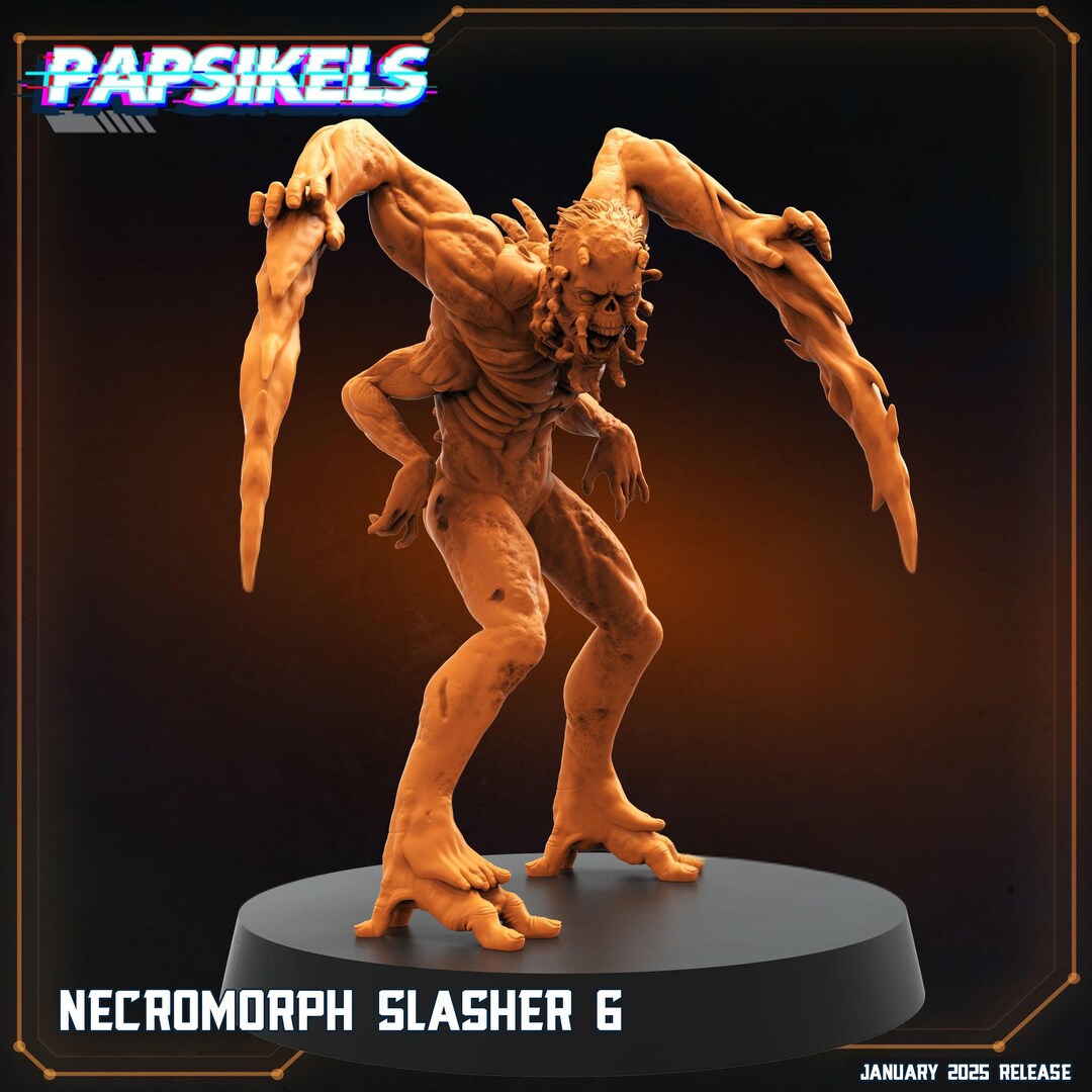 Necromorph Slasher #6 - Highly Detailed Sci-fi Wargaming Model 3D ...