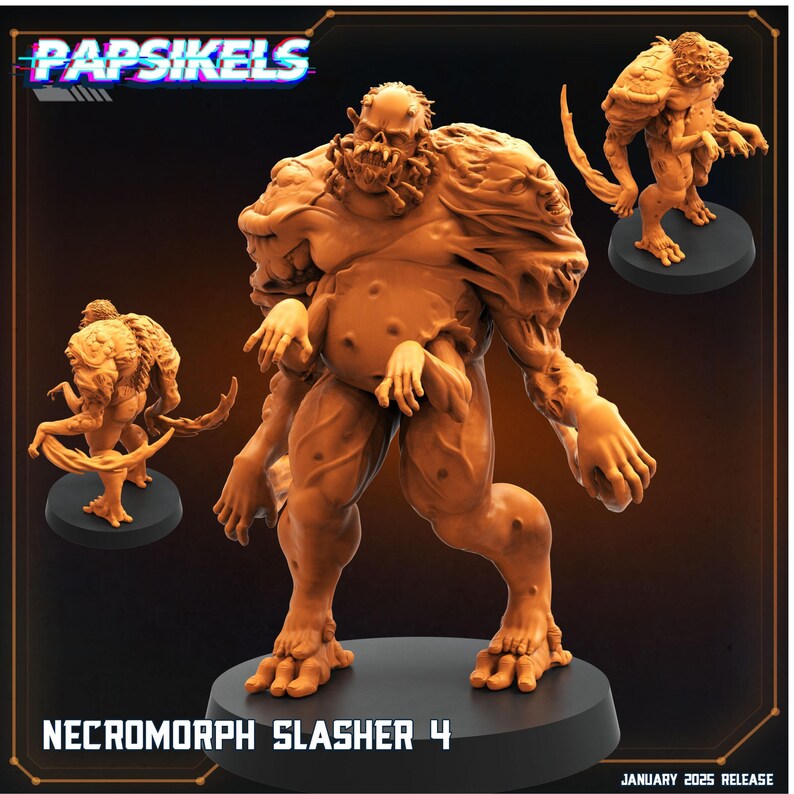 Necromorph Slasher #4 - Cyberpunk & Sci-fi Combat Miniature for ...