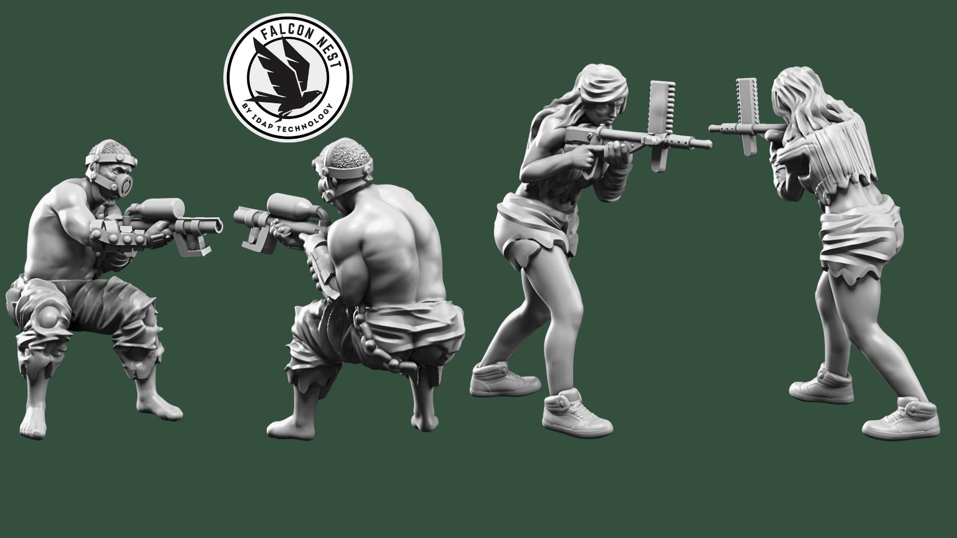 Slaves to the Wheel - Green Miniatures Military Scales Feminine Models ...