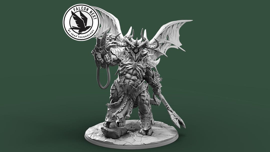 Astaroth the Soulforged Sci-fi Style Cyber Fiend Abyssal Forgemaster ...