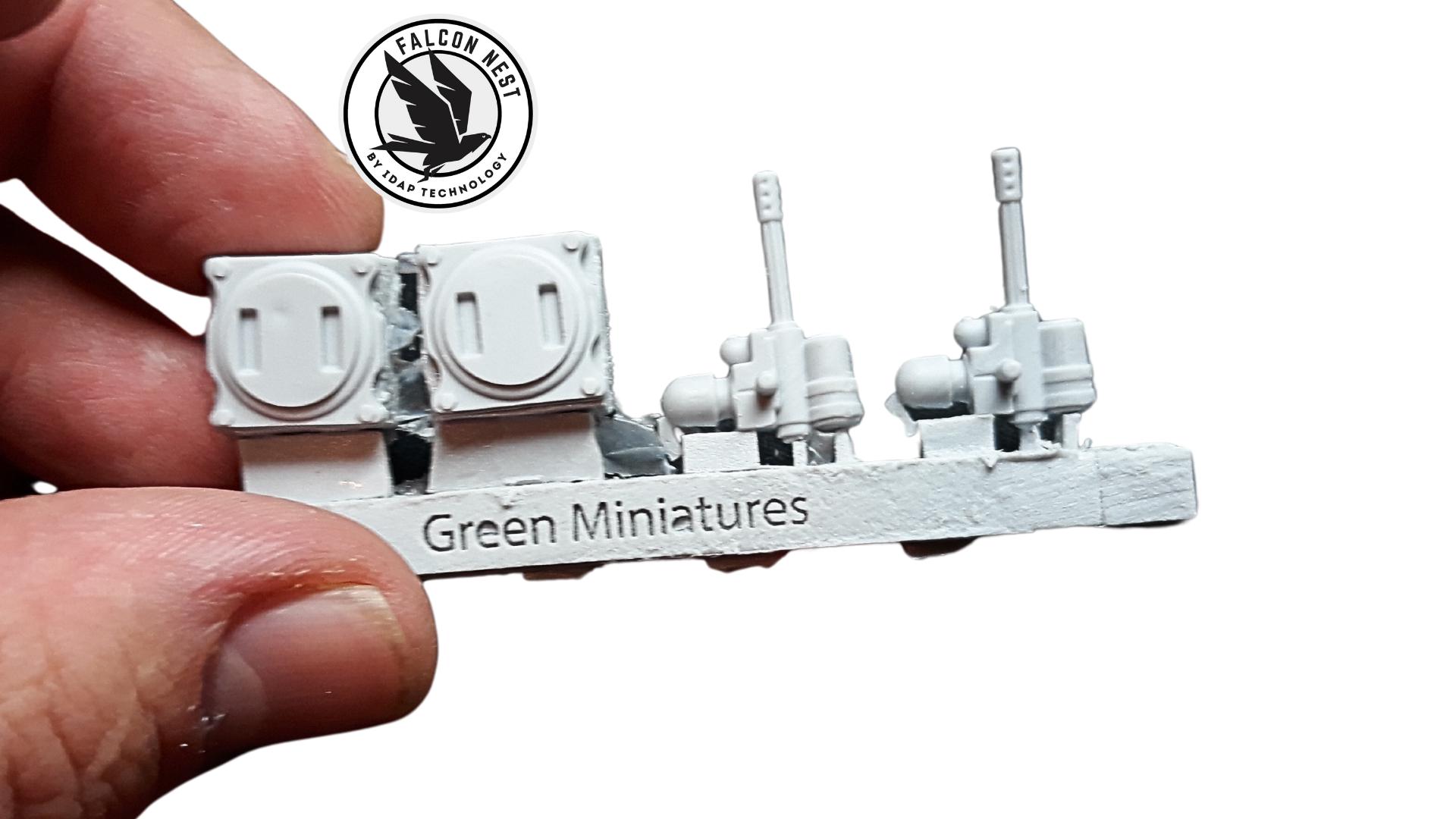 Auto-turret - Green Miniatures Real Edge Cyberpunk Models Shadowrun RPG ...