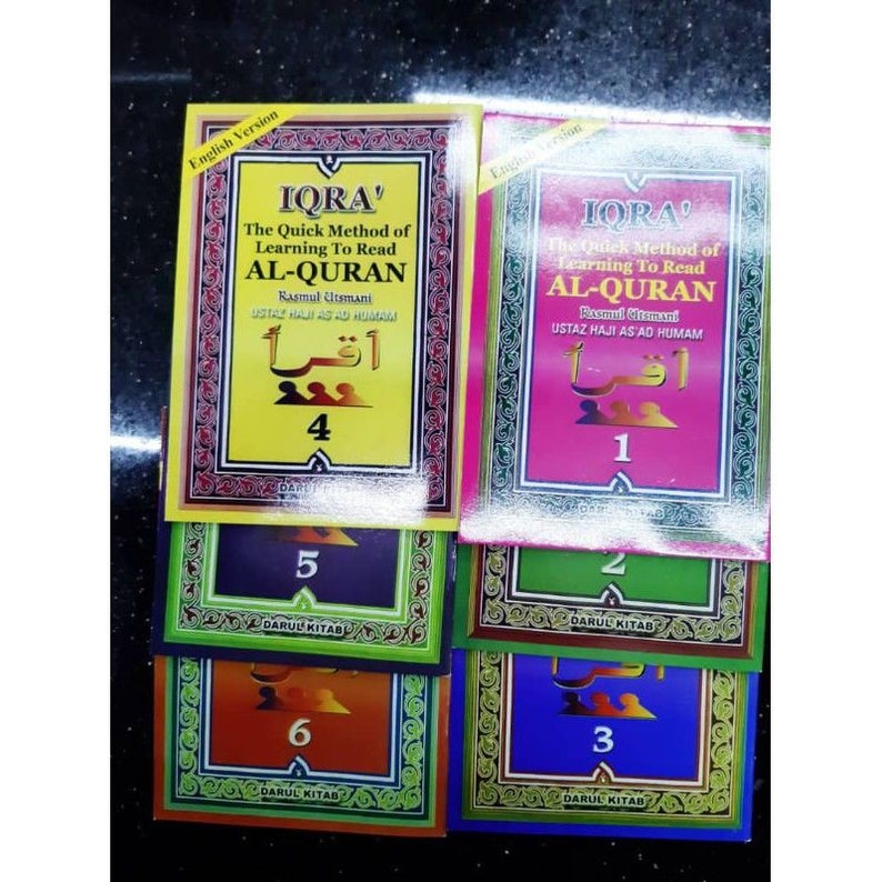 How to Start Read the Al Quran/ Iqra' Set 1 6 English Version Z2 Free ...