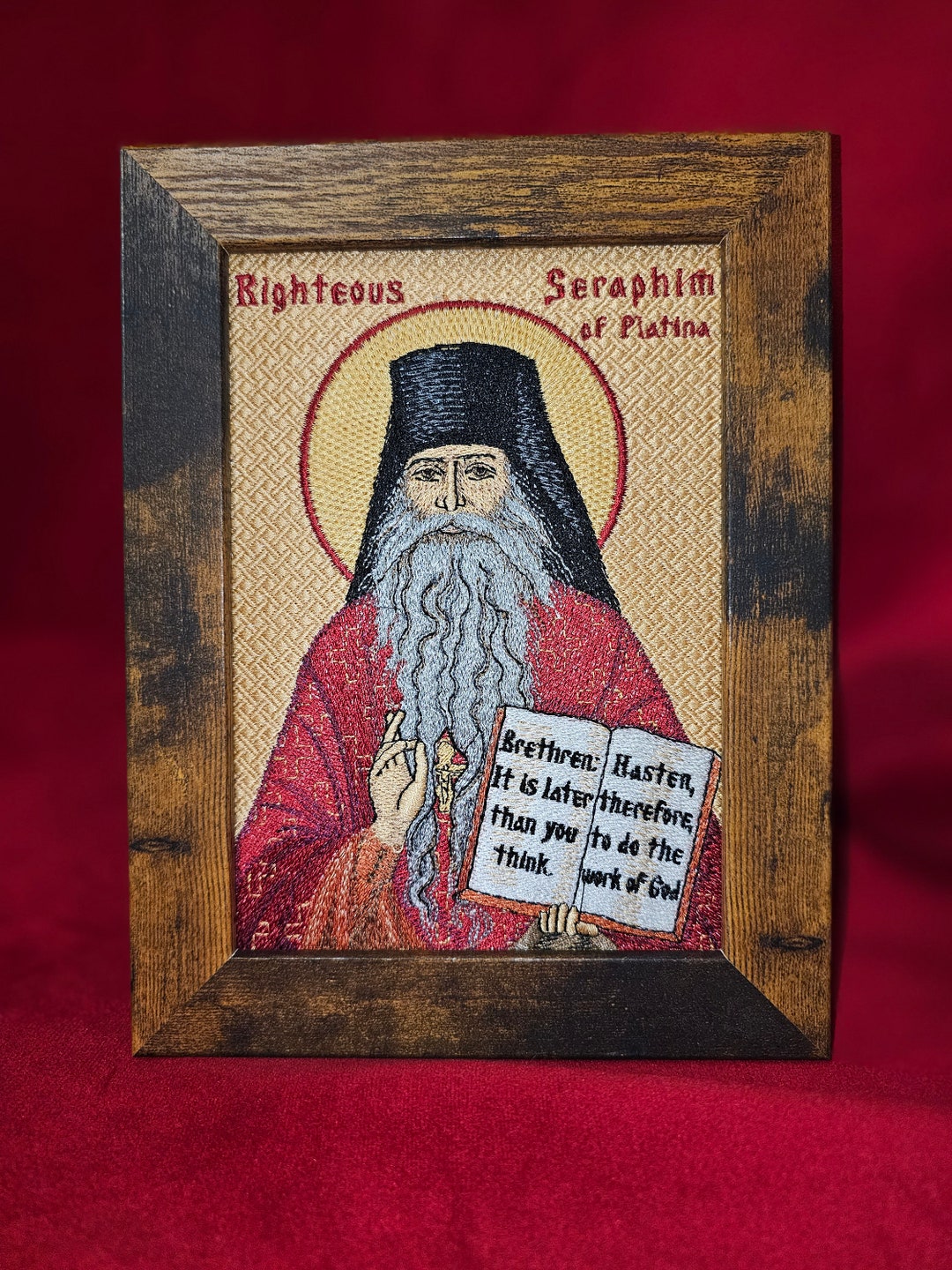 Fr. Seraphim Rose 5x7 Byzantine Orthodox Christian Icon, Machine ...