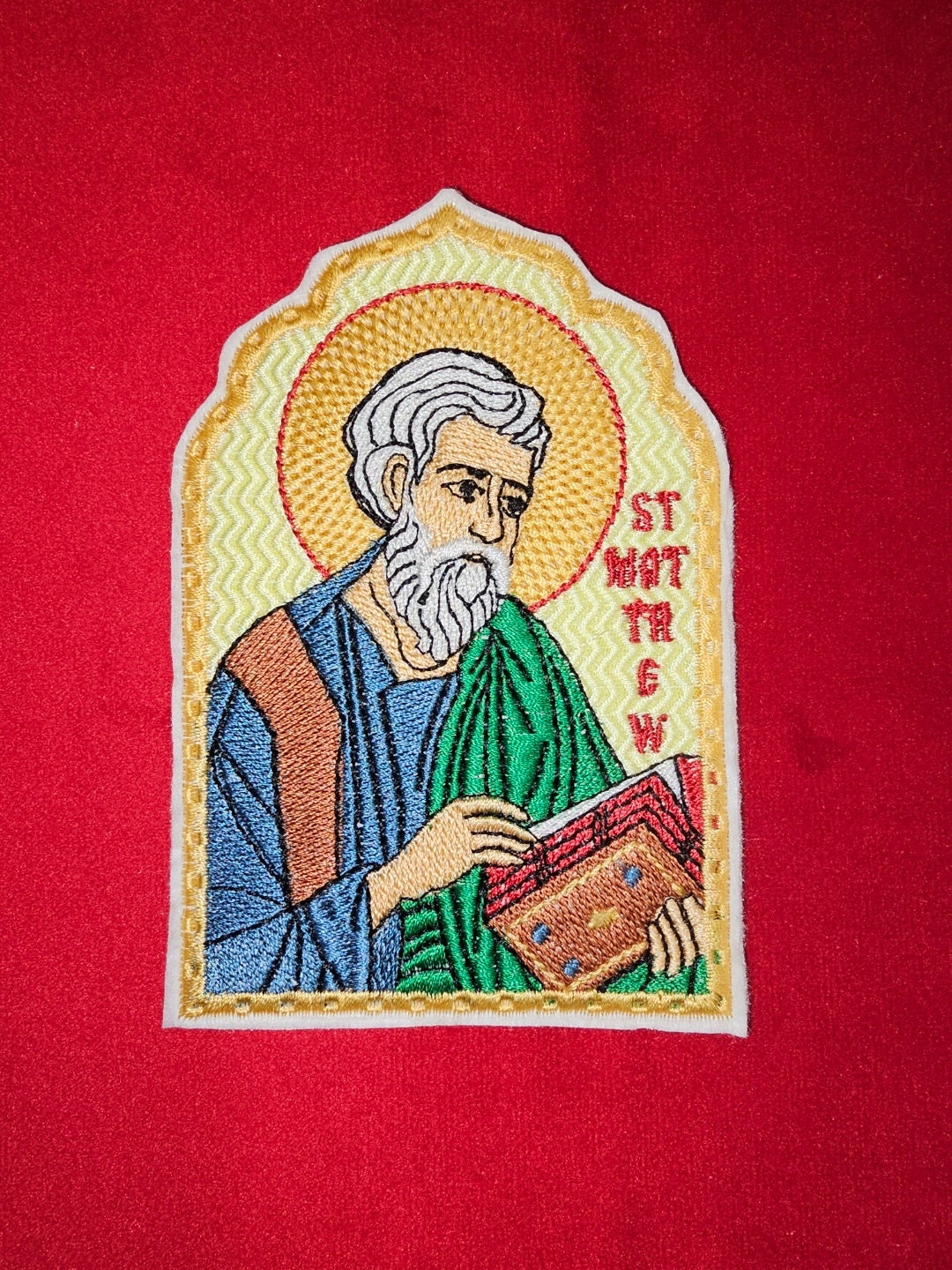 Saint Matthew the Evangelist Orthodox Pocket Icon or Patch 2.75×4.5 - Etsy