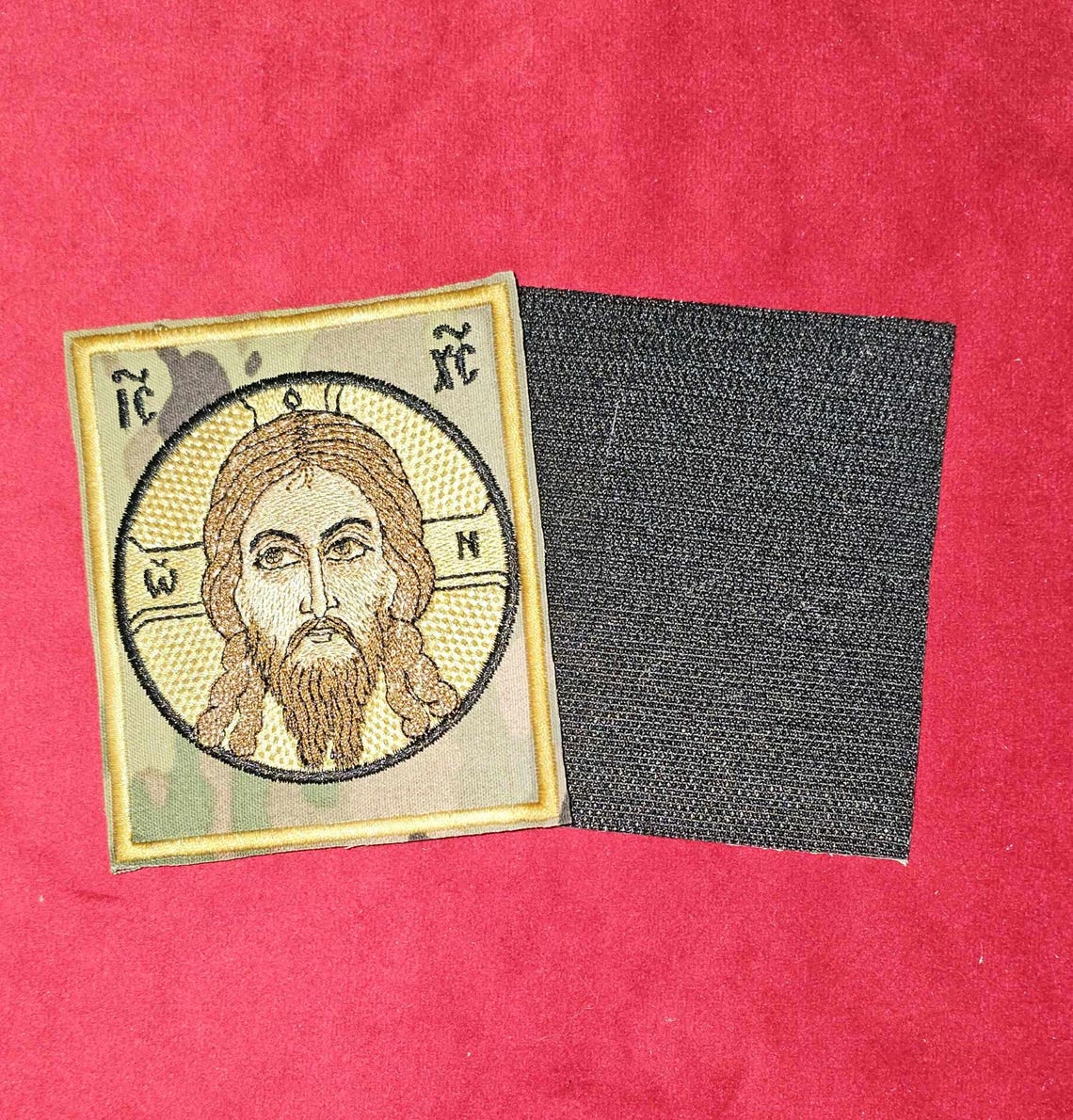 The Holy Face of Jesus Christ Camouflage Orthodox Embroidered Icon ...
