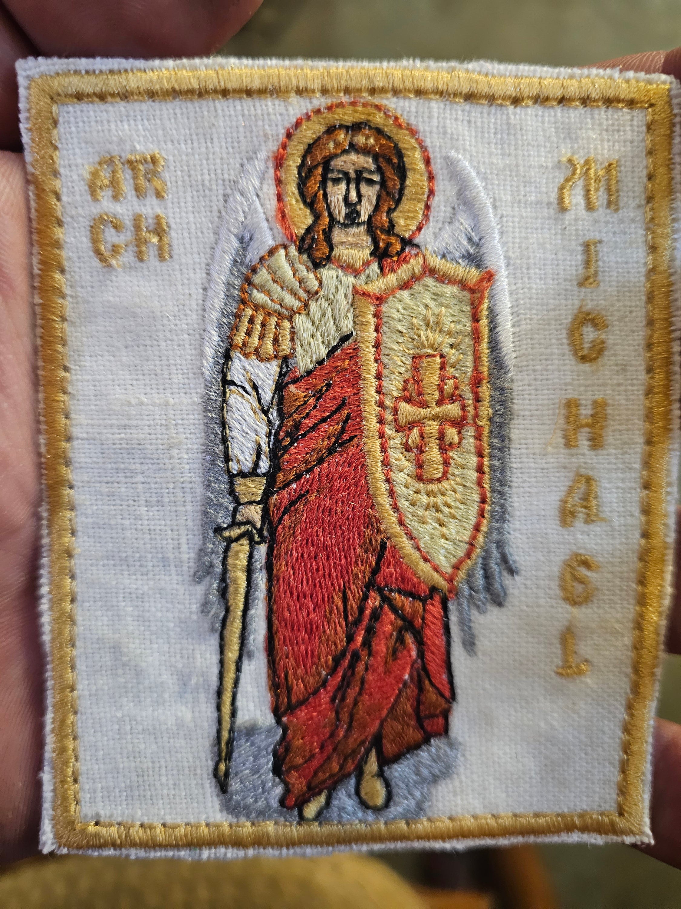 Handcrafted St. Michael Mini Pocket Icon 3x4 Inches - Etsy