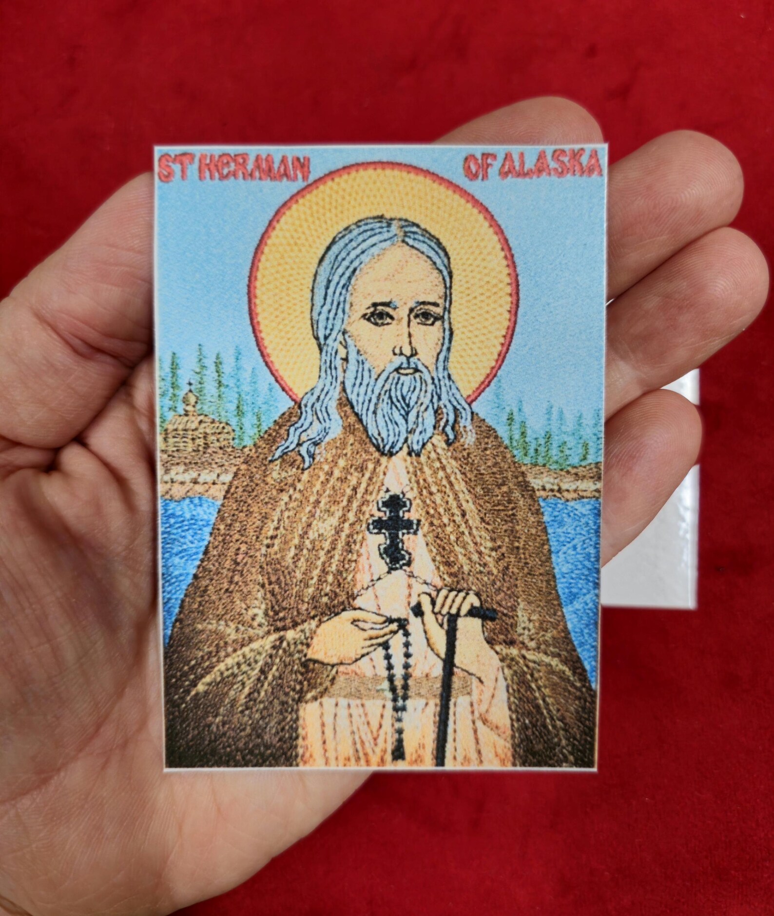 St Herman of Alaska Laminated Orthodox Prayer Card - Etsy