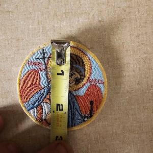 2.5 Inch Guardian Angel Byzantine Orthodox Christian Embroidered Pocket ...