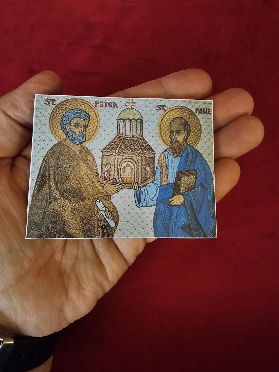 Saints Peter and Paul Laminated Orthodox Prayer Card - Etsy