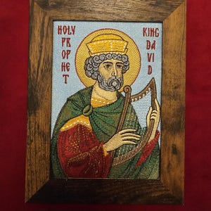 Holy Prophet King David 5x7 Byzantine Orthodox Christian Icon - Etsy