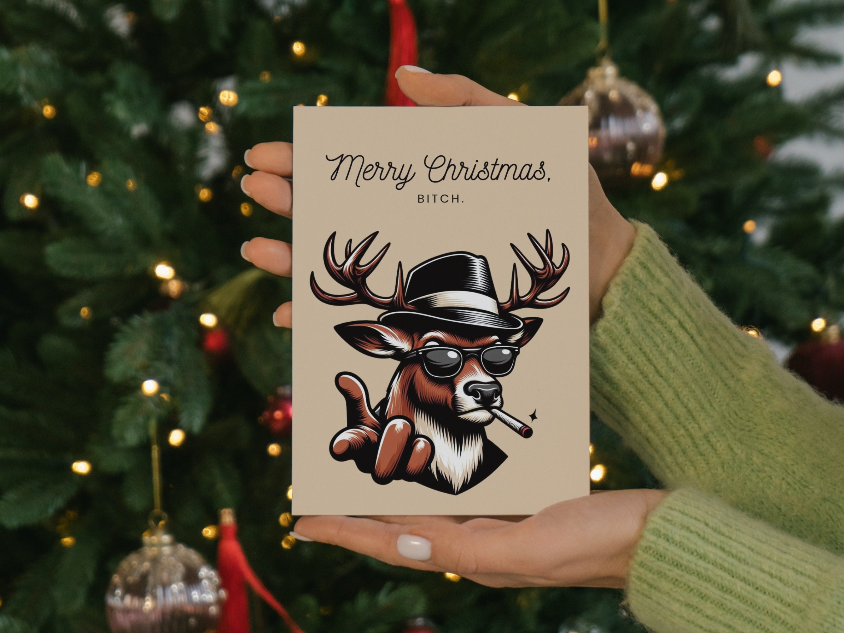 24 Inappropriate Christmas Card Pack | Printable, Inappropriate Xmas ...