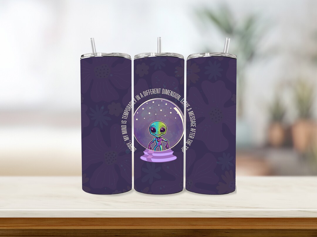 Alien Tumbler Wrap Digital Download, Trippy Tumbler Wrap, Seamless 20oz ...