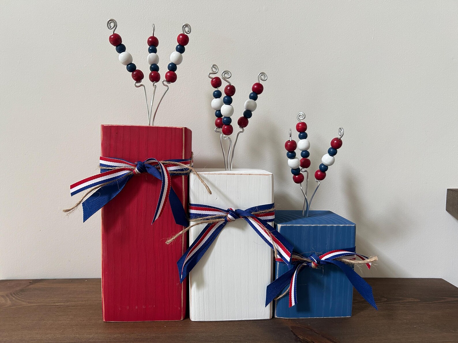 Wood Rustic Firecracker, 4th of July, Patriotic Wood Decor - Etsy