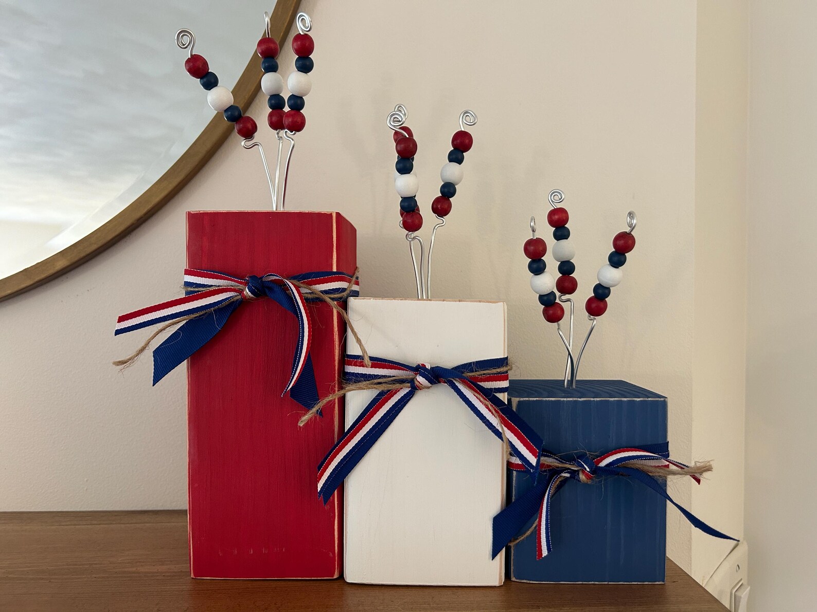 Wood Rustic Firecracker, 4th of July, Patriotic Wood Decor - Etsy