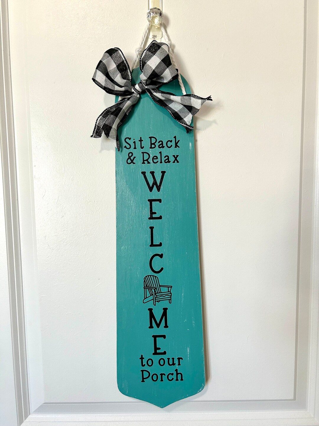 Sit Back and Relax Sign, Porch Sign, Front Door Sign, Welcome Sign for ...