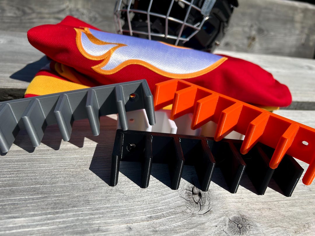 Hockey Stick Wall Rack (2-pack): Holds 6 Sticks Each, Sport Gear ...