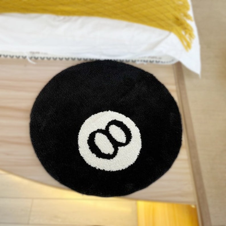 Stussy 8ball Rug, Stussy, Streetwear Rug, Pool, Snooker, Billard 8 Ball ...
