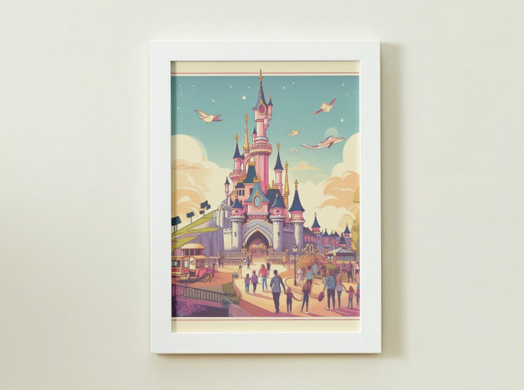 Disneyland Paris Magic Poster - Etsy