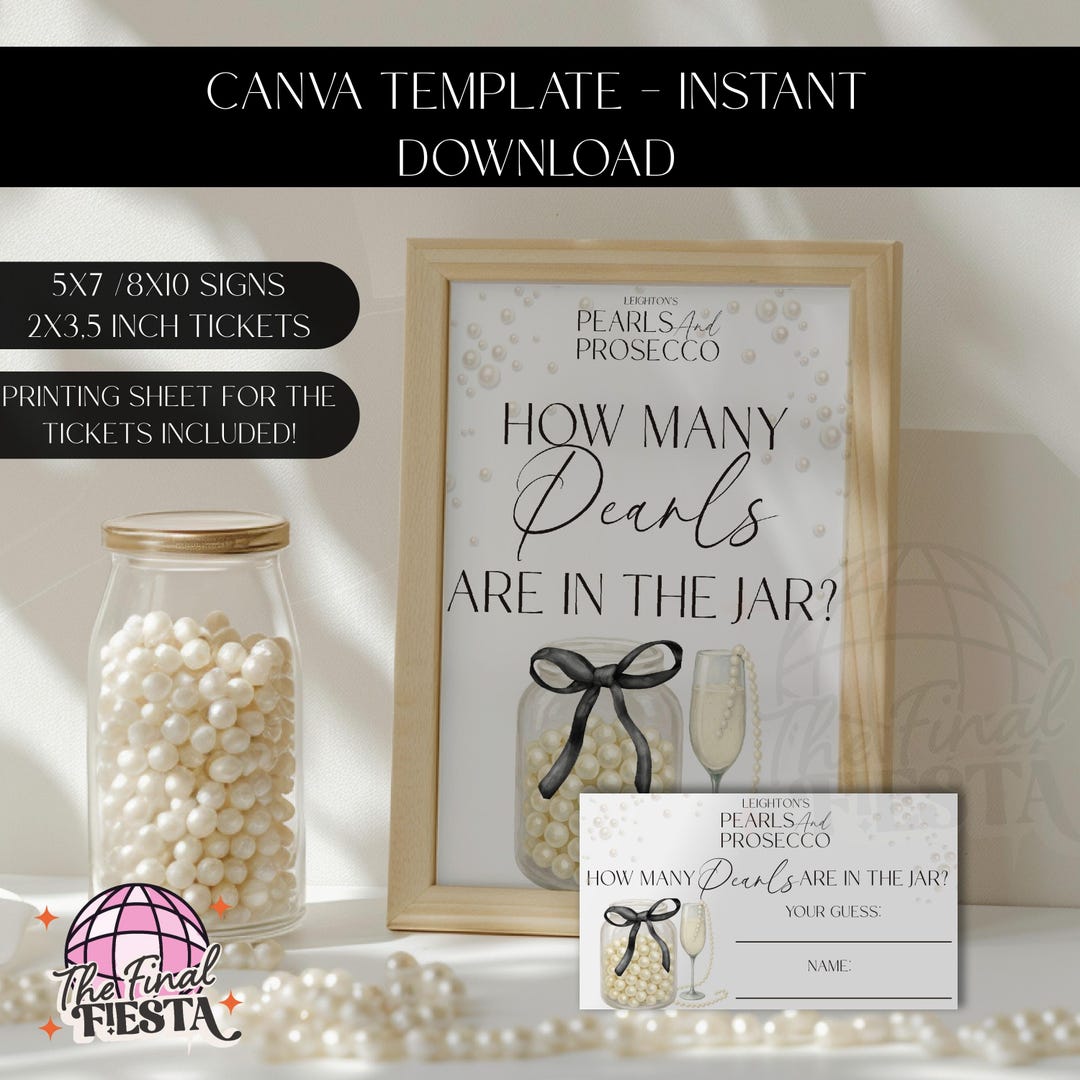 Pearls and Prosecco Bridal Shower Game | Pearls and Prosecco ...