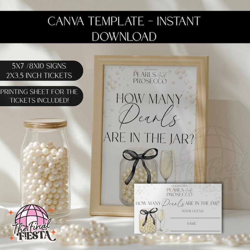 Prosecco and Pearls Candy - Etsy