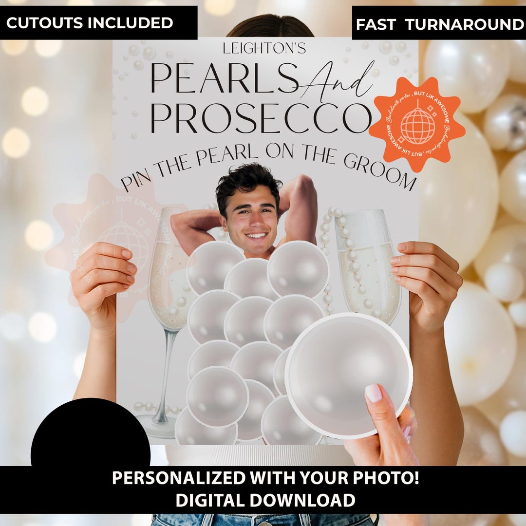 Pearls and Prosecco Bachelorette Personalized Game | Pearls and ...