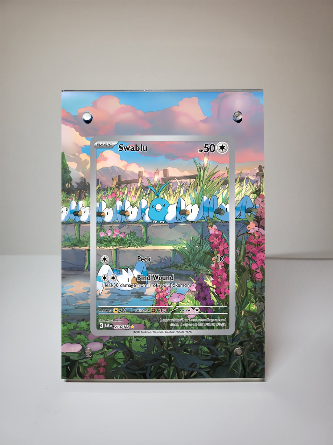 MAGNETIC CASES Swablu 213/182 Pokémon Card Extended - Etsy