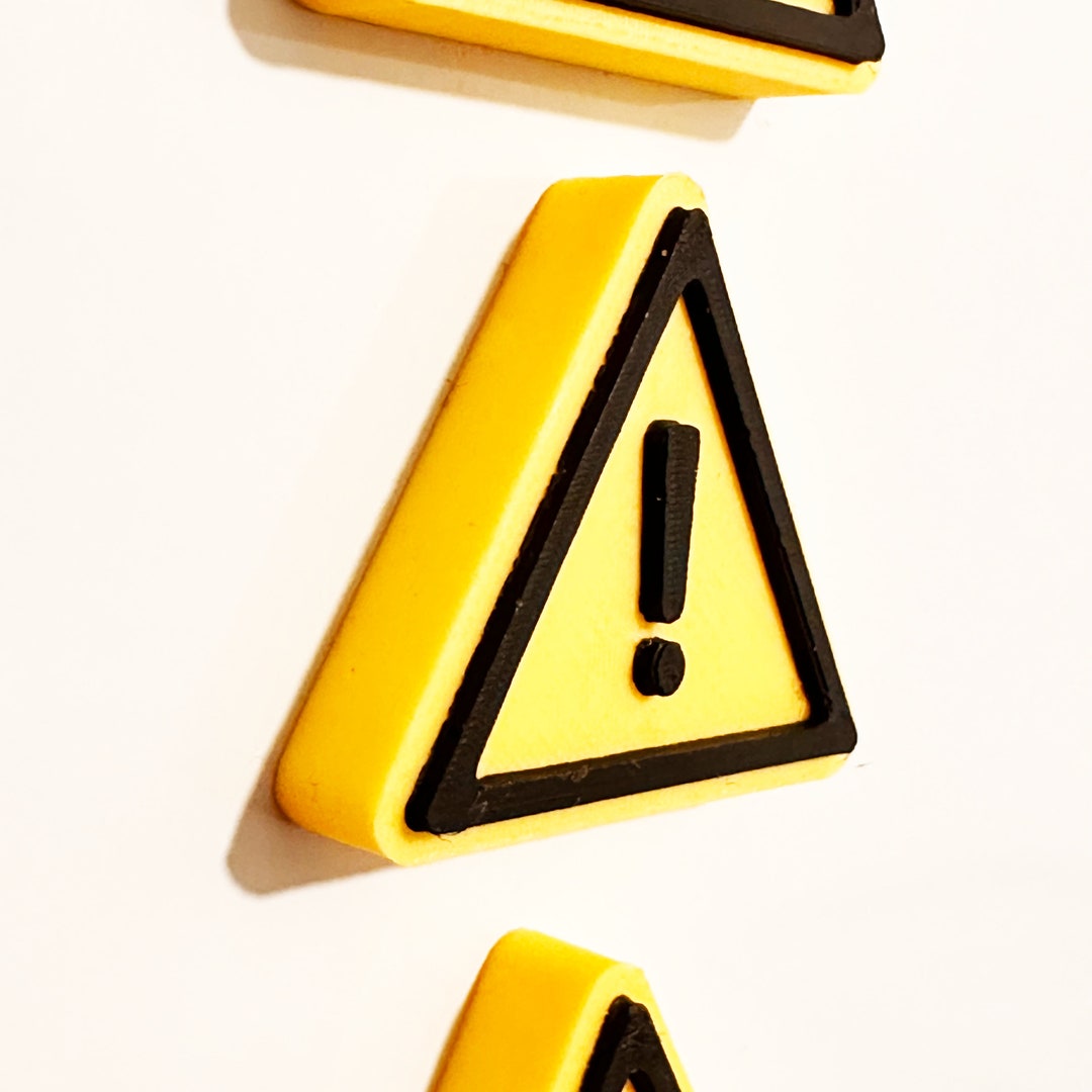 3D Printed Triangle Magnets, 5 Pack Geometric Magnets for Fridge ...