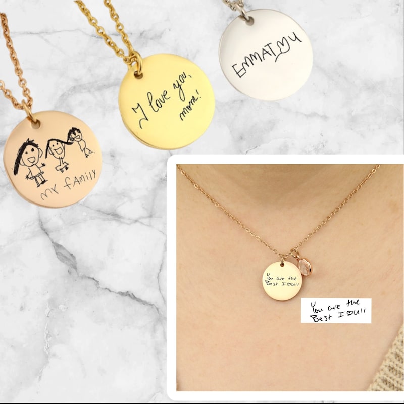 Handwriting Jewelry - Etsy