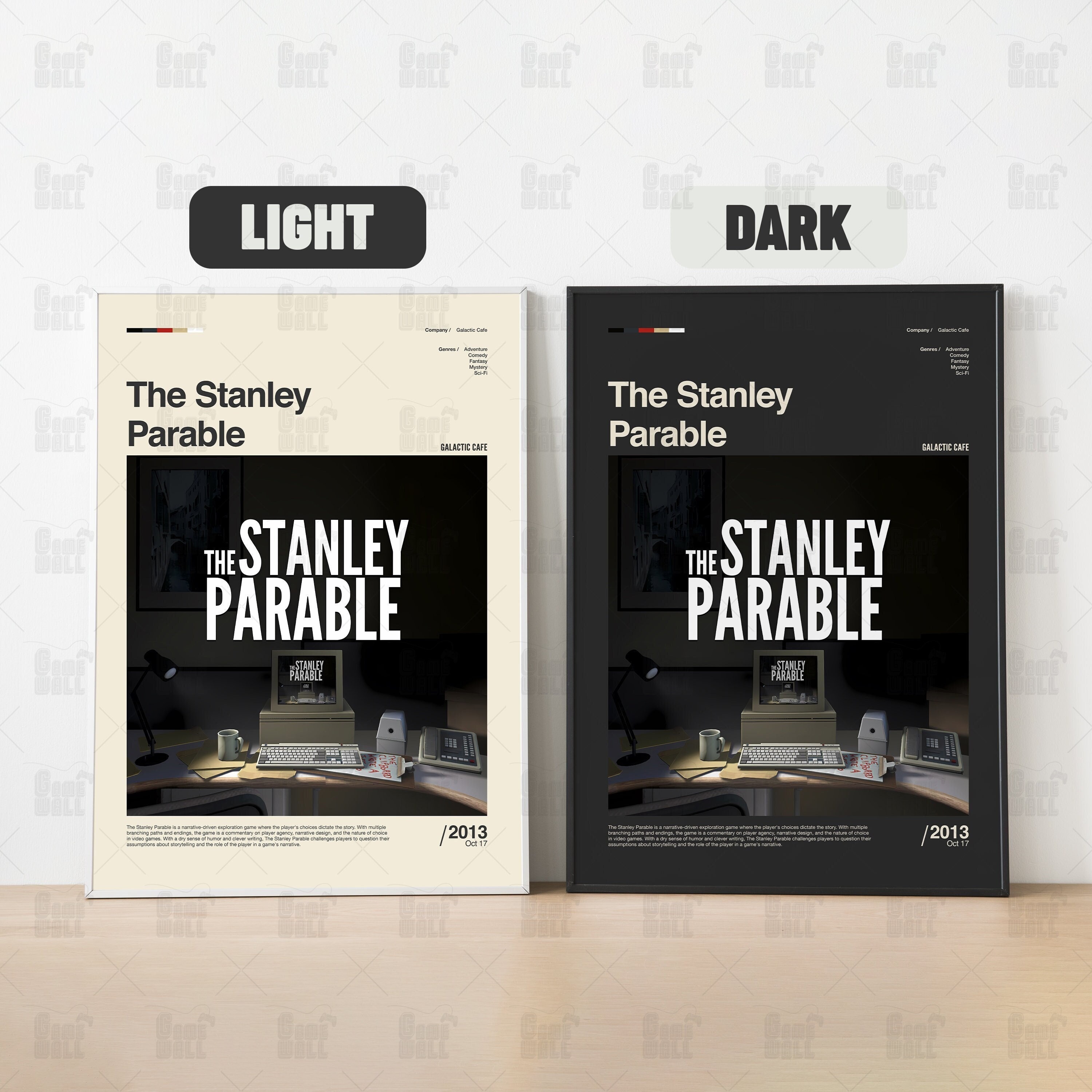 The Stanley Parable Poster, Gaming Room Poster, Gaming Wall Poster ...