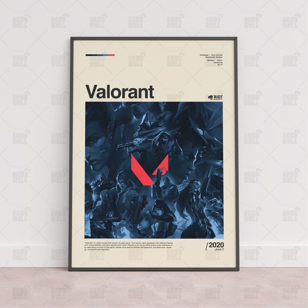 Buy Valorant Poster, Gaming Room Poster, Gaming Wall Poster, Gaming ...