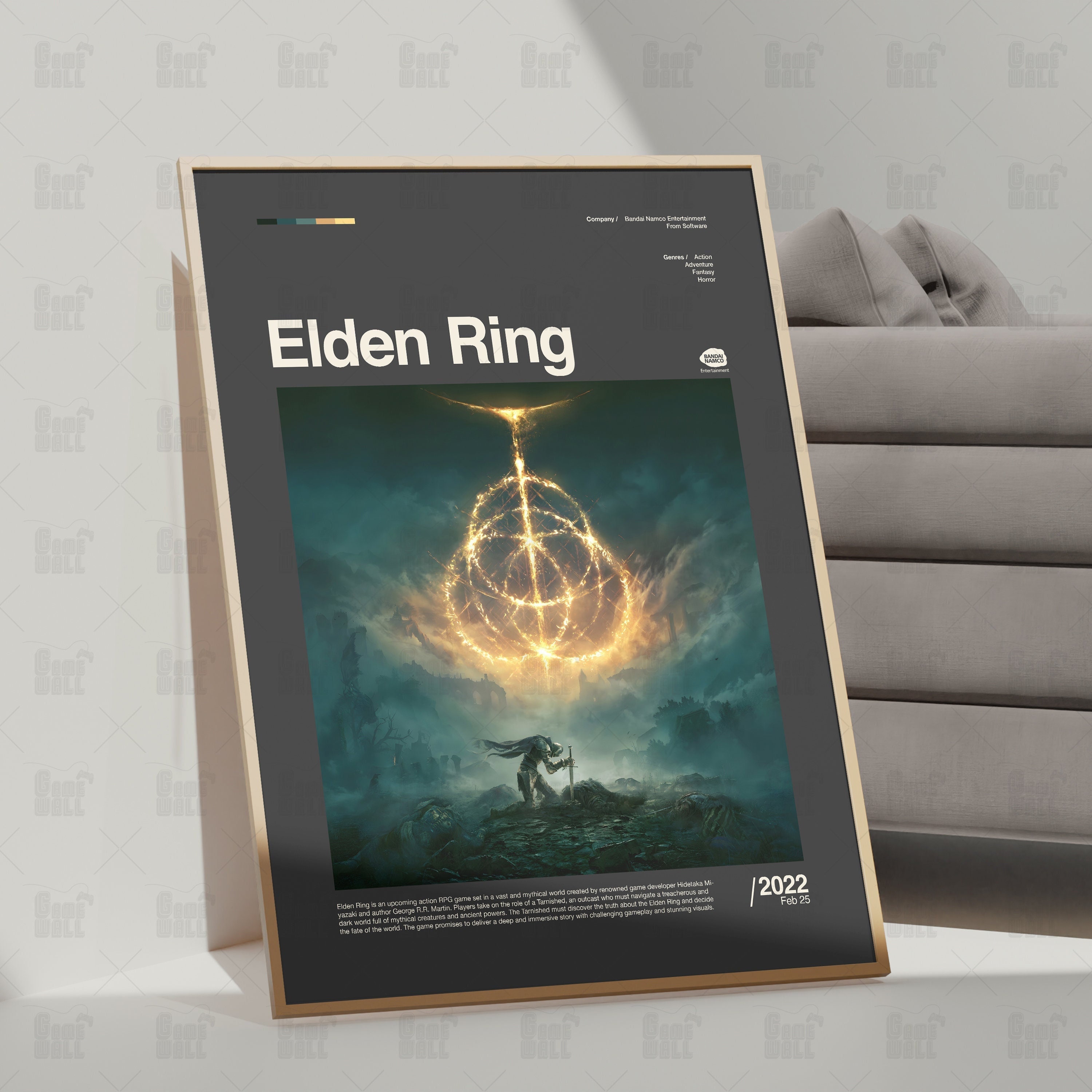 Elden Ring Poster, Gaming Room Poster, Gaming Wall Poster, Gaming Print ...