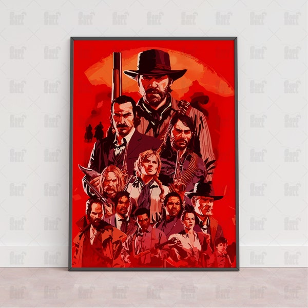 Red Dead Redemption 2 - Etsy