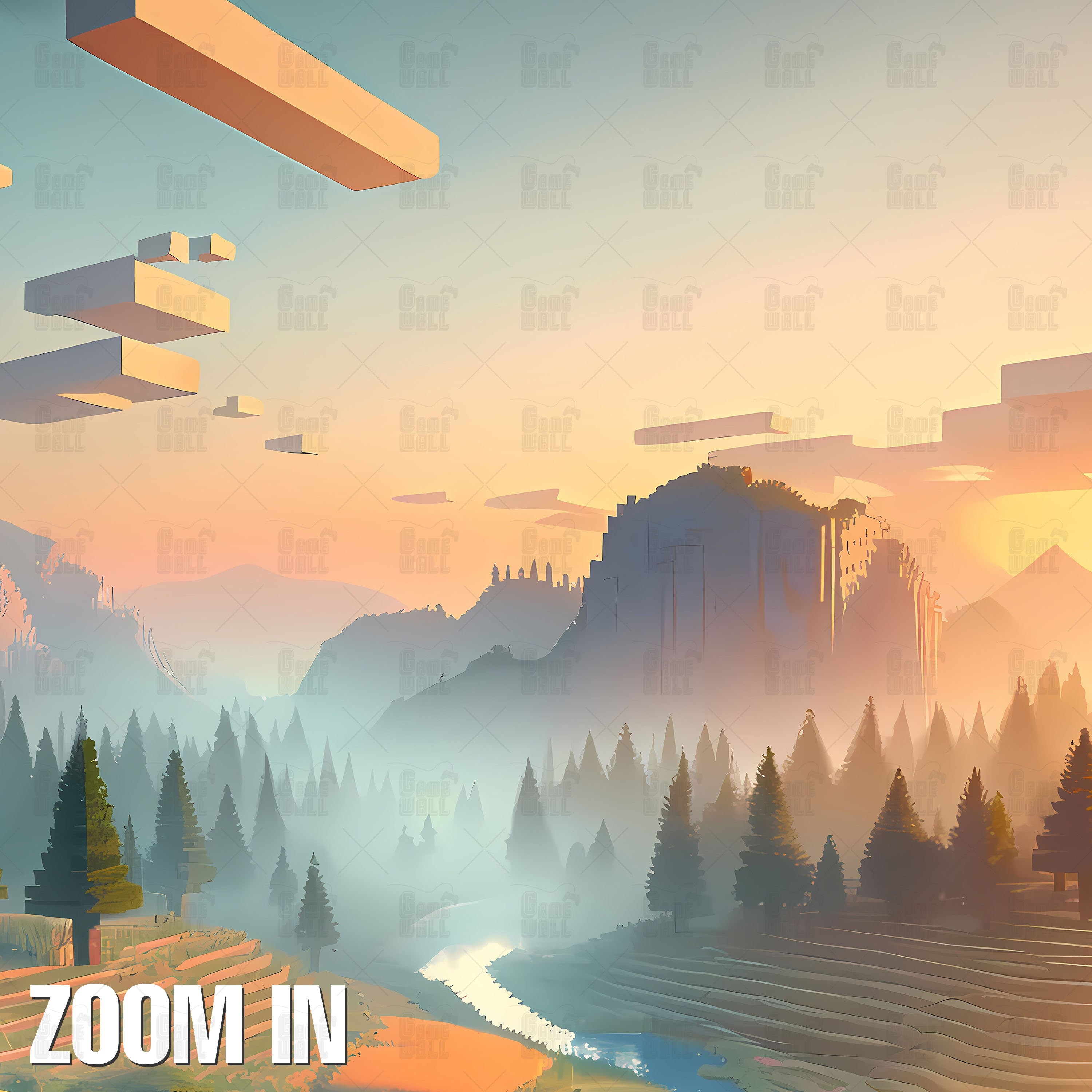 Minecraft Poster, Gaming Room Poster, Gaming Wall Poster, Gaming Print ...