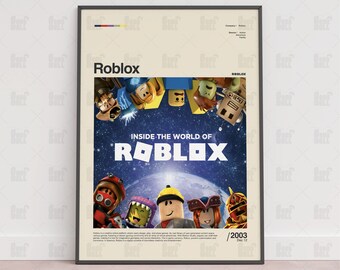 Roblox Poster, Gaming Room Poster, Gaming Wall Poster, Gaming Print ...