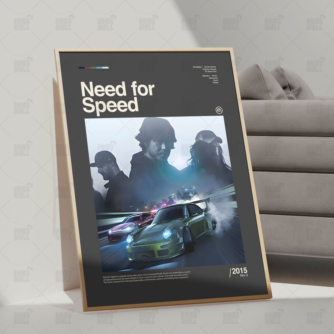 Need for Speed Poster Gaming Room Poster Gaming Wall Poster - Etsy