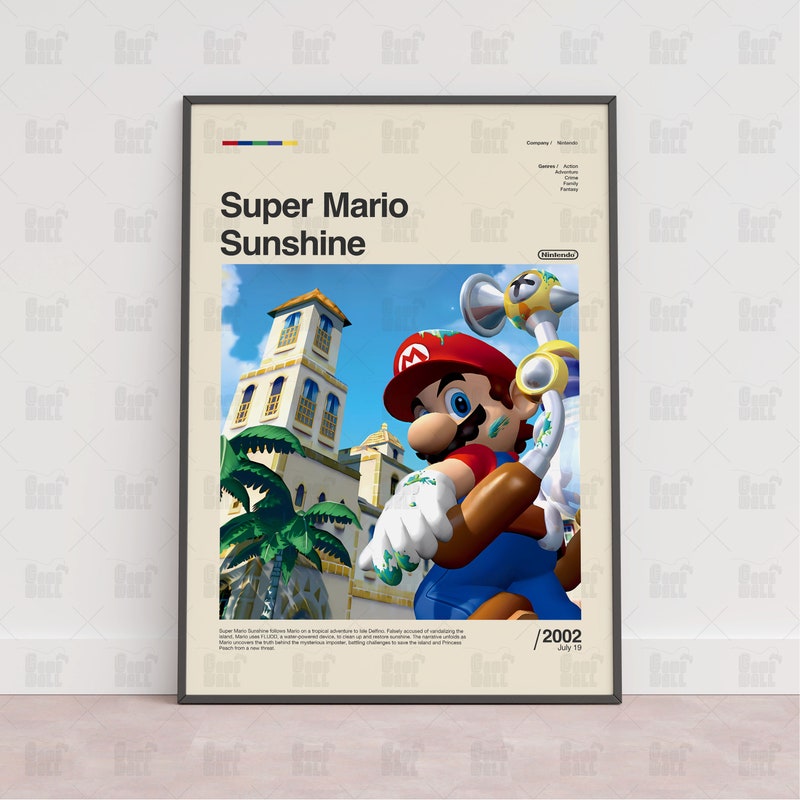Super Mario Poster - Etsy
