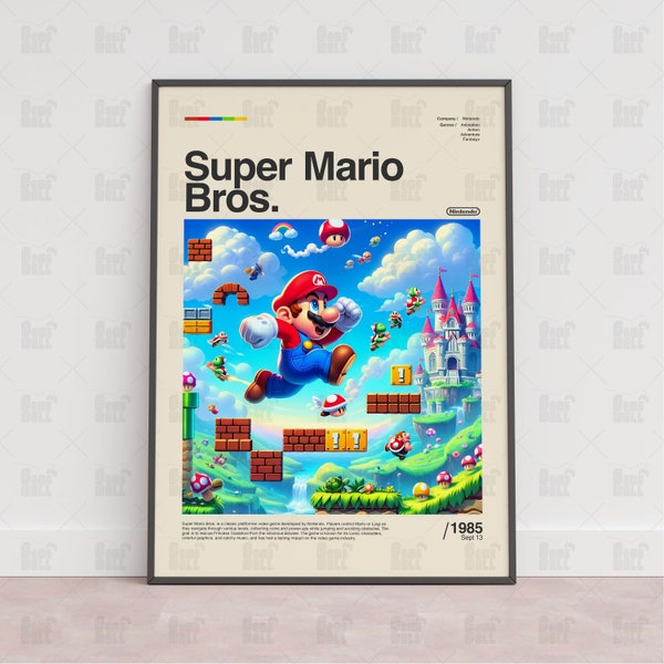 Super Mario Print - Etsy