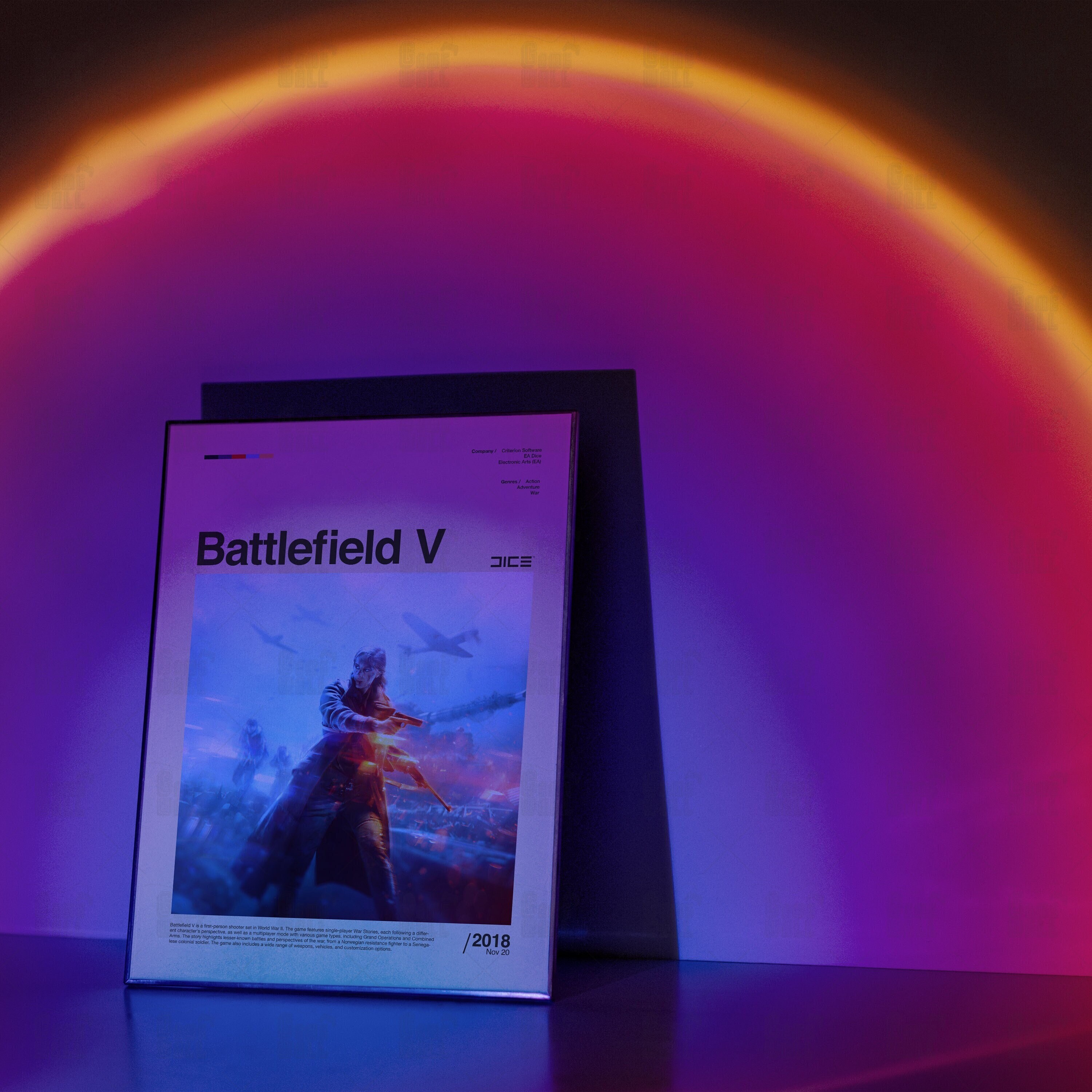 Battlefield V Poster, Gaming Room Poster, Gaming Wall Poster, Gaming ...