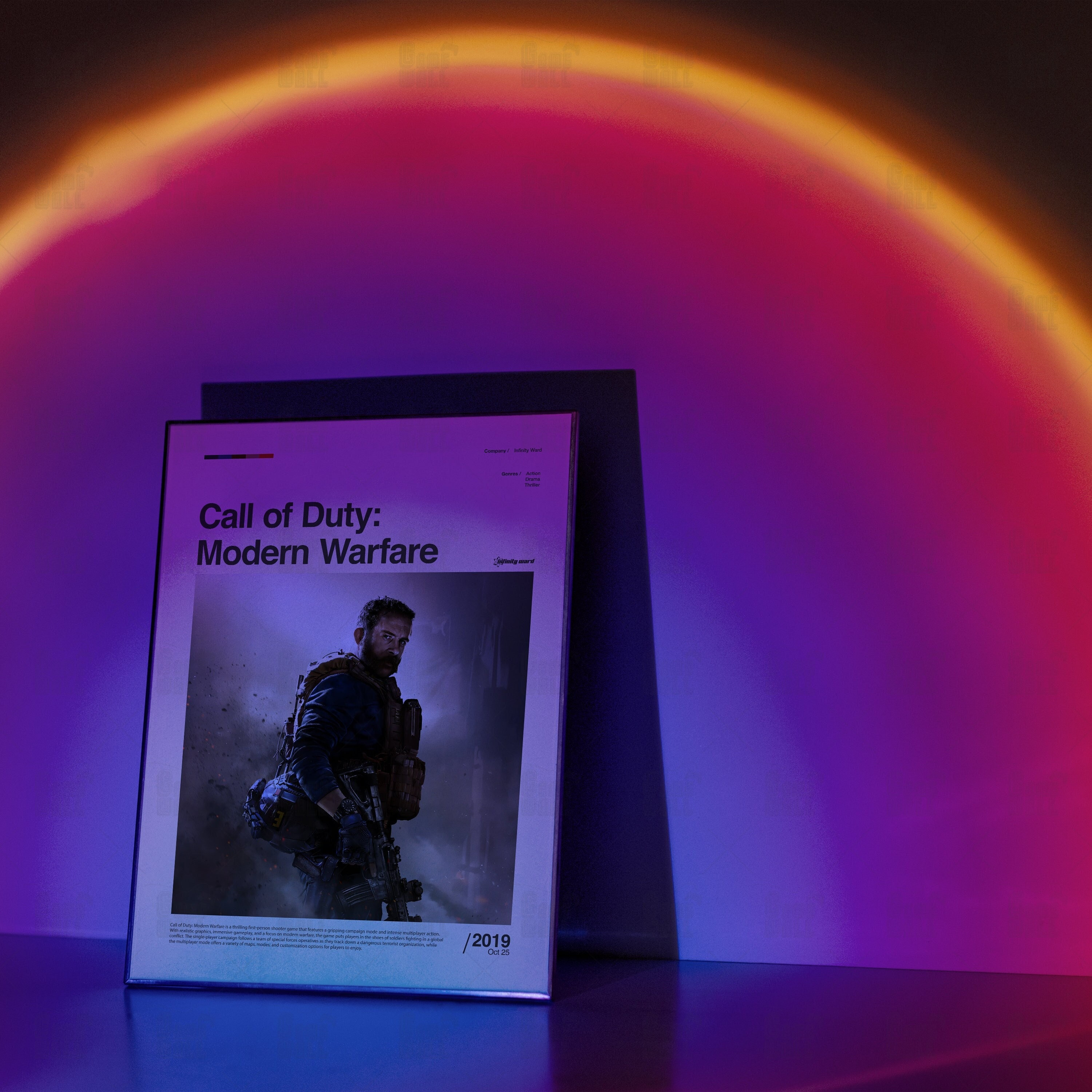 Call of Duty Modern Warfare Poster, Gaming Room Poster, Gaming Wall ...